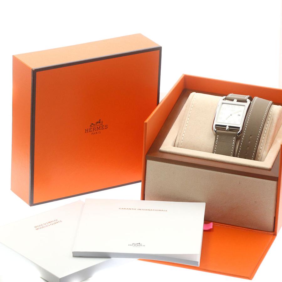 HERMES エルメス CC2.710 ケープコッド ドゥブルトゥール クォーツ メンズ 極美品 箱・保証書付き_879918 : CLOSER Yahoo!ショップ - 通販 - Yahoo ...