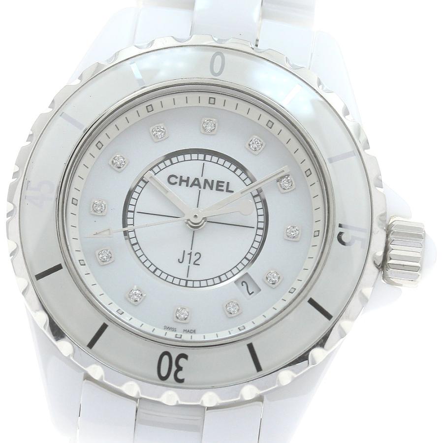 CHANEL シャネル H1628 J12 白セラミック 12Pダイヤ クォーツ レディース _880016 : CLOSER Yahoo!ショップ - 通販 - Yahoo!ショッピング
