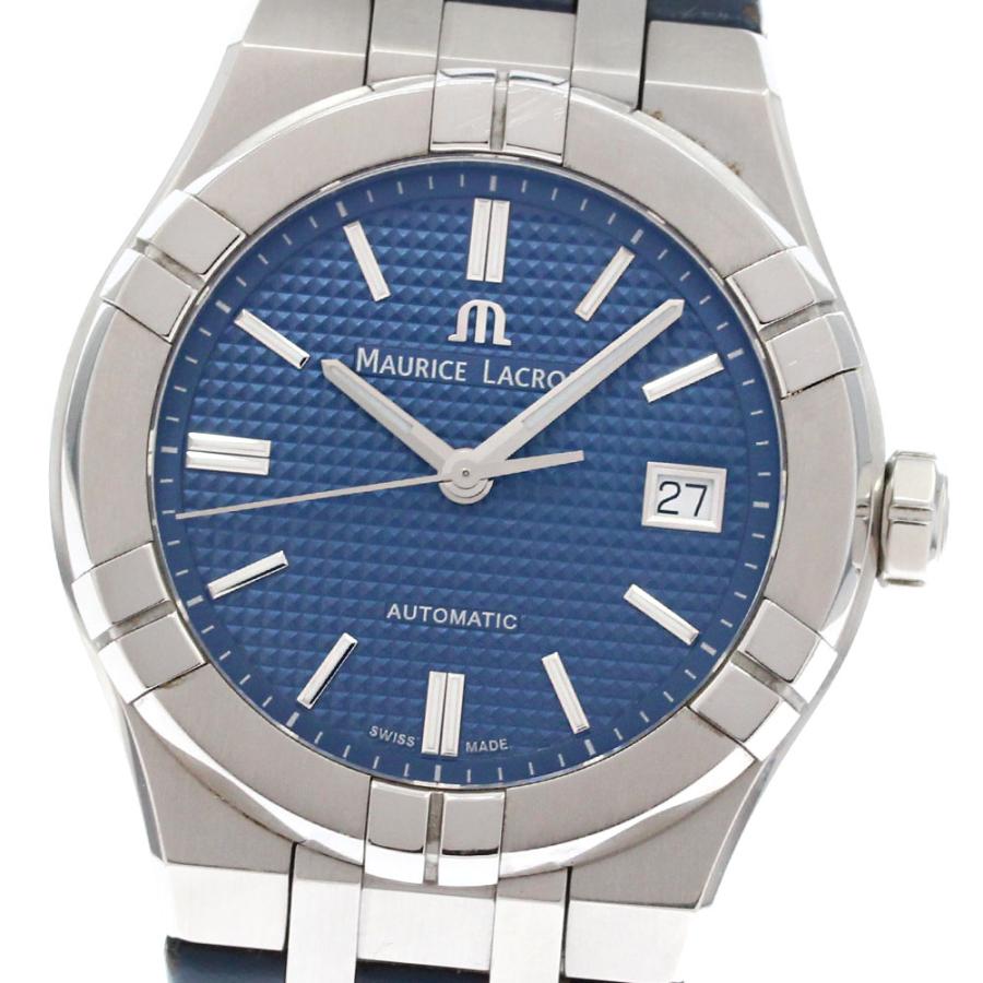 モーリス・ラクロア Maurice Lacroix AI6007-SS002-430-1 アイコン デイト 自動巻き メンズ 内箱・保証書付き ...