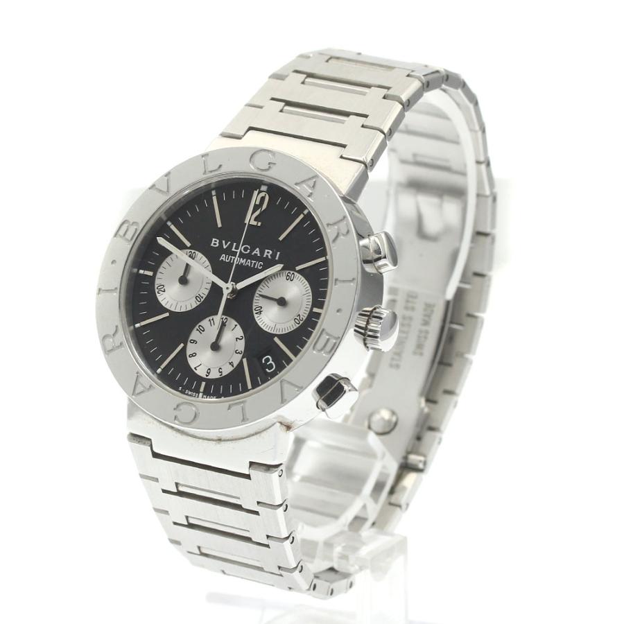BVLGARI ブルガリ BB38SSCH ブルガリブルガリ クロノグラフ 自動巻き メンズ 保証書付き_880447 : CLOSER Yahoo!ショップ - 通販 - Yahoo!ショッピング
