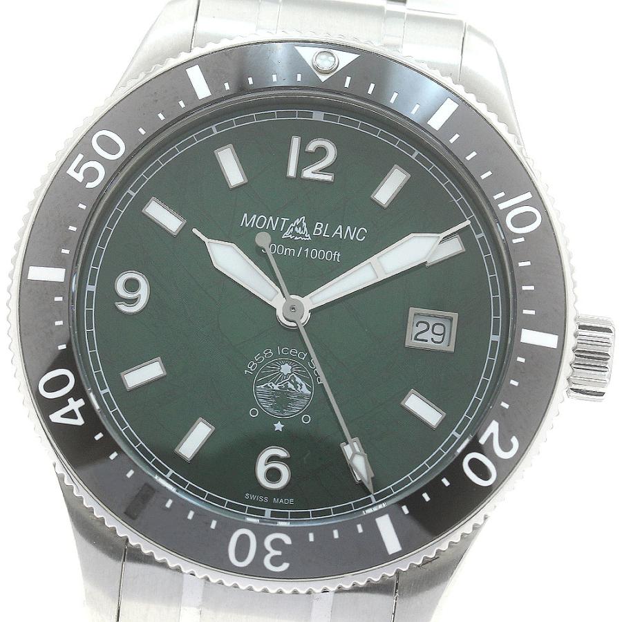 MONTBLANC（筆記具、時計） モンブラン MONTBLANC MB130810 1858 アイスシー デイト 自動巻き メンズ 美品 _880518 : CLOSER Yahoo ...