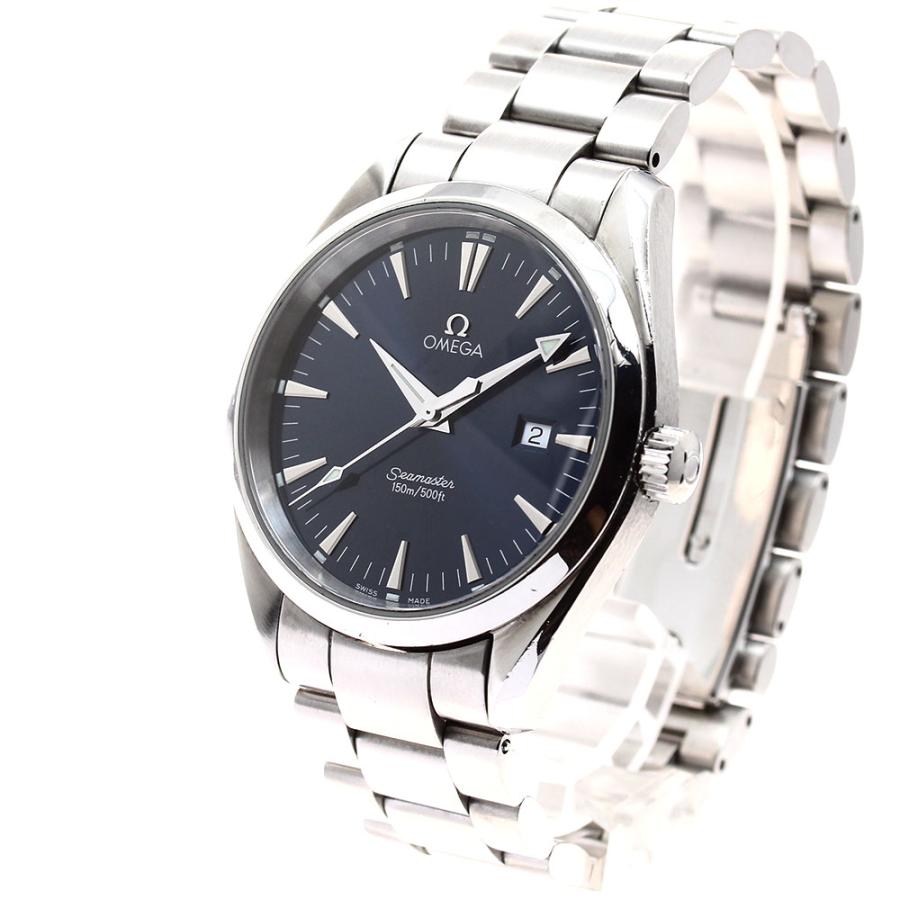 OMEGA オメガ 2517.80 シーマスター アクアテラ デイト クォーツ メンズ 保証書付き_881010 : CLOSER Yahoo!ショップ - 通販 - Yahoo!ショッピング