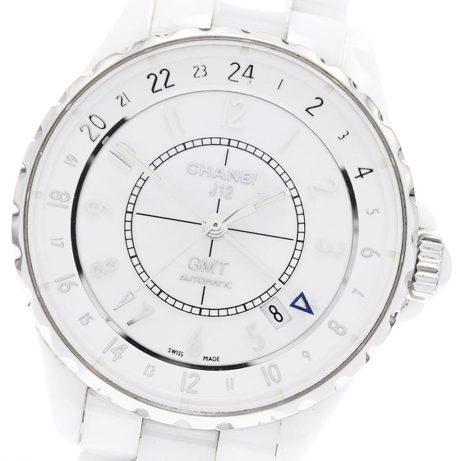 CHANEL（シャネル） CHANEL H3103 J12 38mm GMT 自動巻き メンズ 良品 保証書付き_881936【ev10 ...