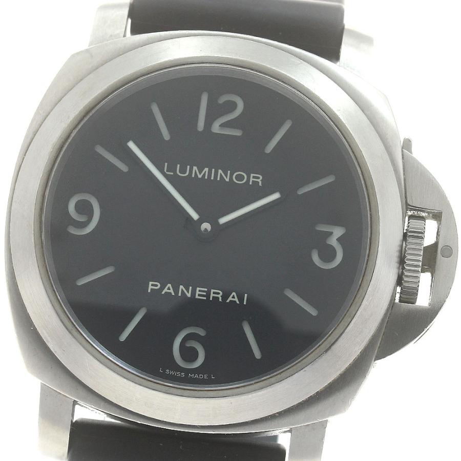 OFFICINE PANERAI パネライ PAM00176 ルミノール ベース 手巻き メンズ 内箱付き_881979 : CLOSER ...