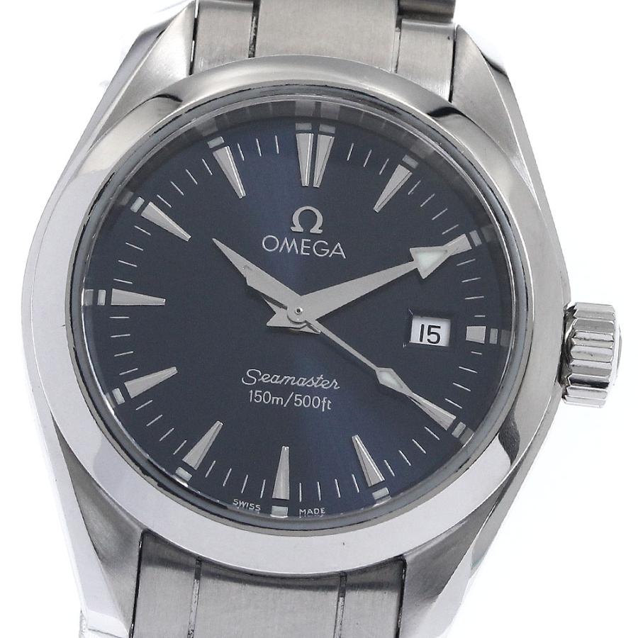 OMEGA オメガ 2577.80 シーマスター アクアテラ デイト クォーツ レディース _882009 : CLOSER Yahoo!ショップ - 通販 - Yahoo!ショッピング