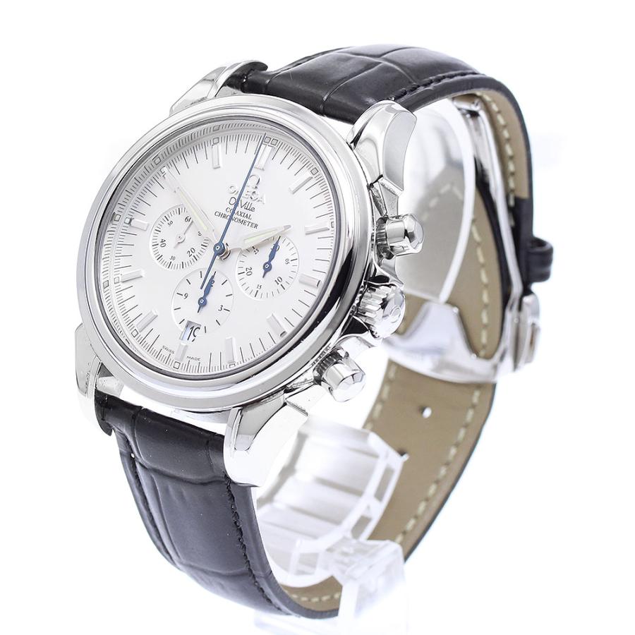 OMEGA オメガ 4841.31.32 デビル コーアクシャル デイト クロノグラフ 自動巻き メンズ _882400 : CLOSER Yahoo!ショップ - 通販 - Yahoo!ショッピング