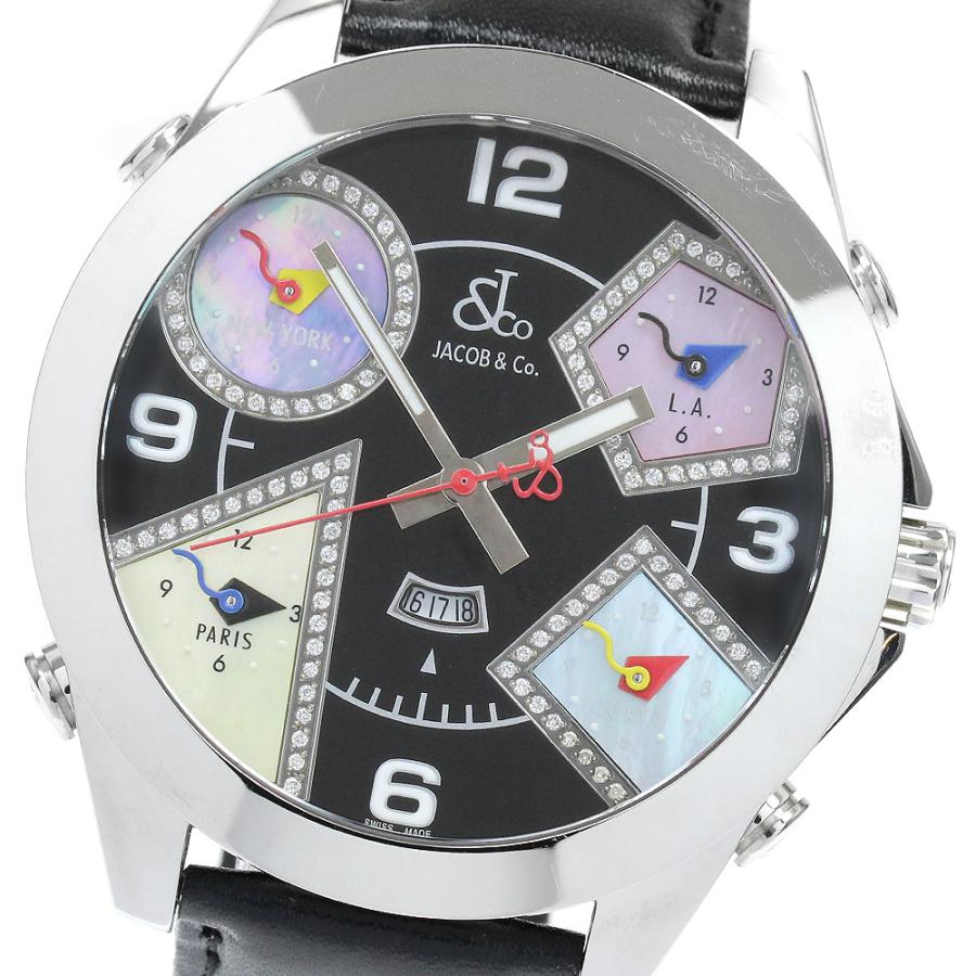 JACOB&CO ジェイコブ JC-1D 5タイムゾーン クォーツ メンズ _882471 : CLOSER Yahoo!ショップ - 通販 ...