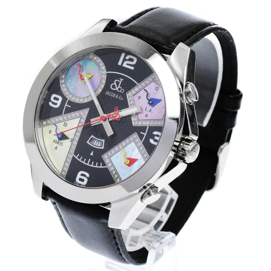 JACOB&CO（ジェイコブ） JACOB&CO JC-1D 5タイムゾーン クォーツ メンズ _882471 : CLOSER Yahoo ...