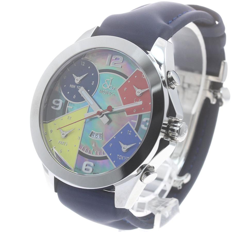 JACOB&CO（ジェイコブ） JACOB&CO JC-1D 5タイムゾーン クォーツ メンズ 美品 _882472 : CLOSER ...