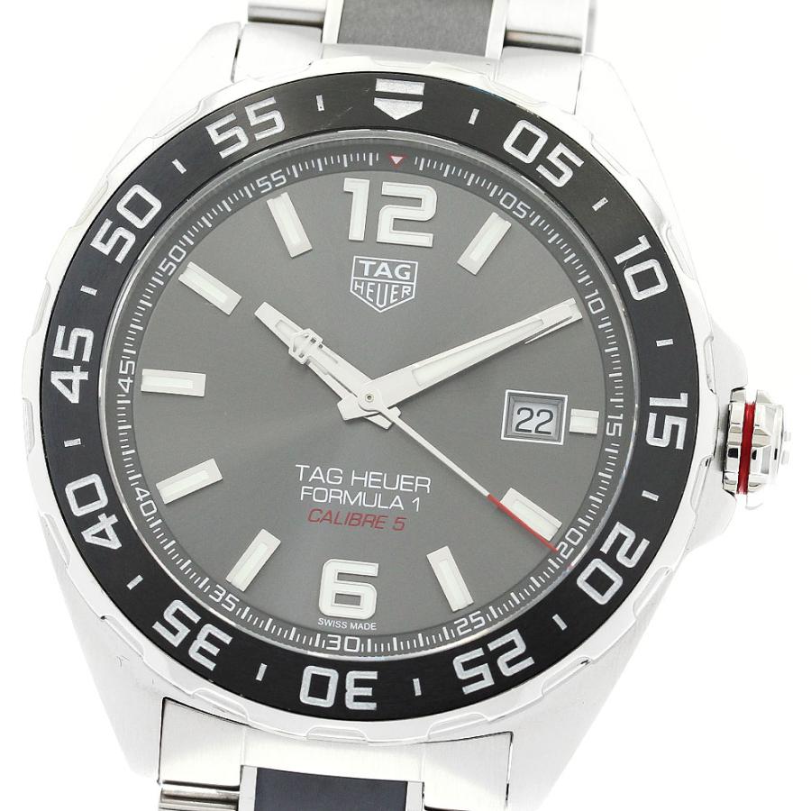 TAG HEUER タグホイヤー WAZ2011 フォーミュラー1 デイト キャリバー5 自動巻き メンズ 箱・保証書付き_882546 : CLOSER Yahoo!ショップ - 通販 ...