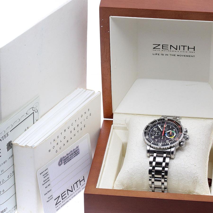 ZENITH（時計） ゼニス ZENITH 01/02.0480.405 エルプリメロ レインボーフライバック クロノグラフ 自動巻き メンズ 箱・保証書付き_882925 : CLOSER ...