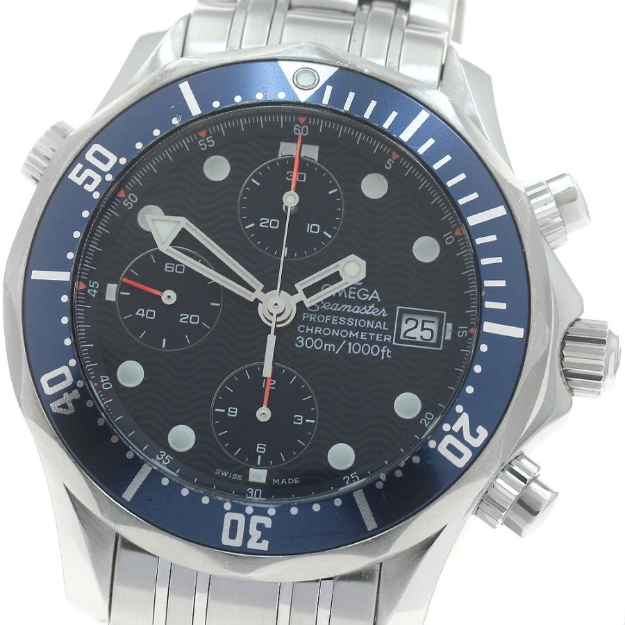 OMEGA オメガ 2599.80 シーマスター300 デイト クロノグラフ 自動巻き メンズ _883104 : CLOSER Yahoo!ショップ - 通販 - Yahoo!ショッピング