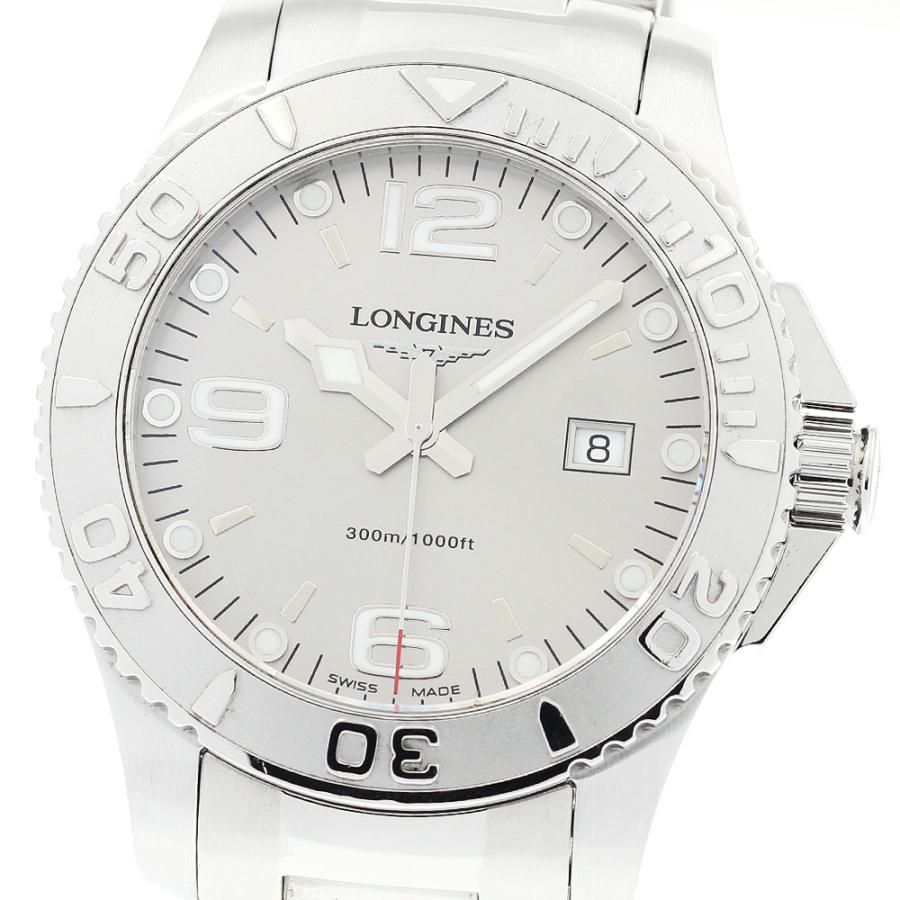 LONGINES ロンジン L3.663.4 ハイドロ コンクエスト デイト クォーツ メンズ _883383 : CLOSER Yahoo!ショップ - 通販 - Yahoo!ショッピング