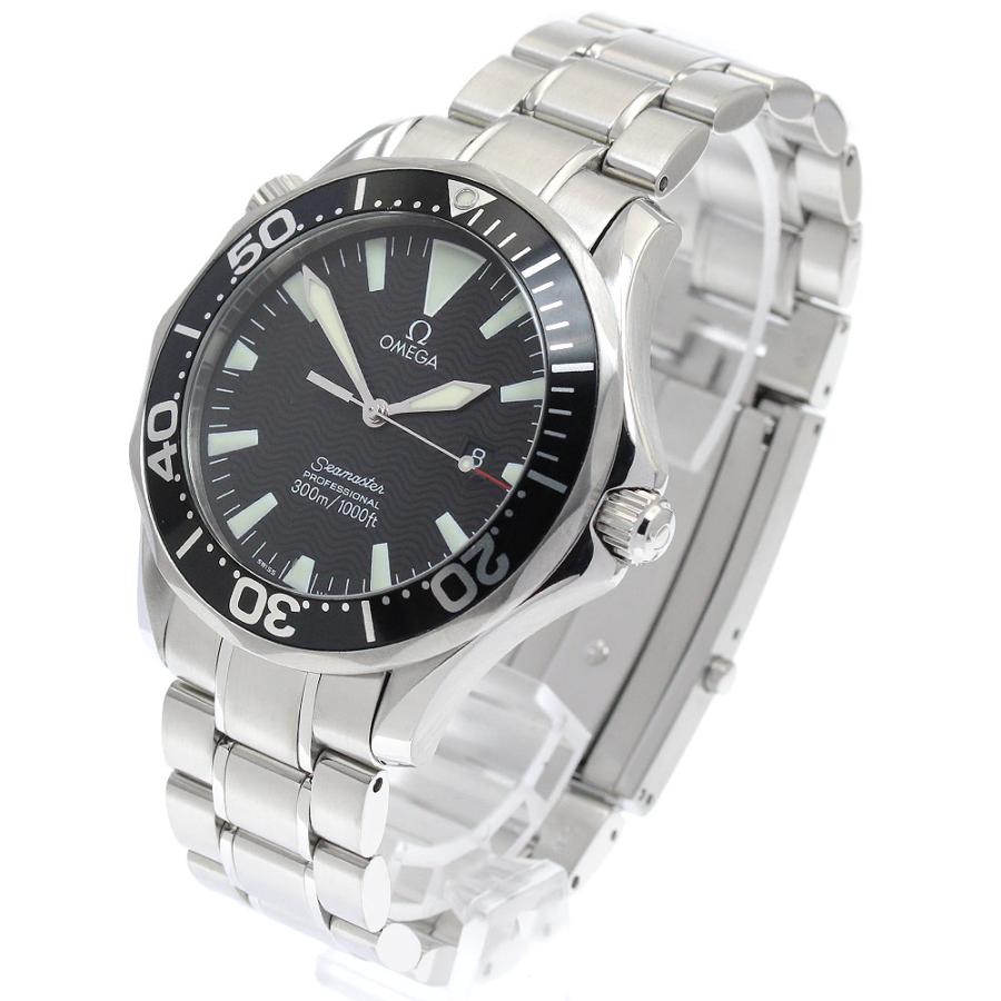 OMEGA オメガ 2264.50 シーマスター300 デイト クォーツ メンズ _883431 : CLOSER Yahoo!ショップ - 通販 - Yahoo!ショッピング