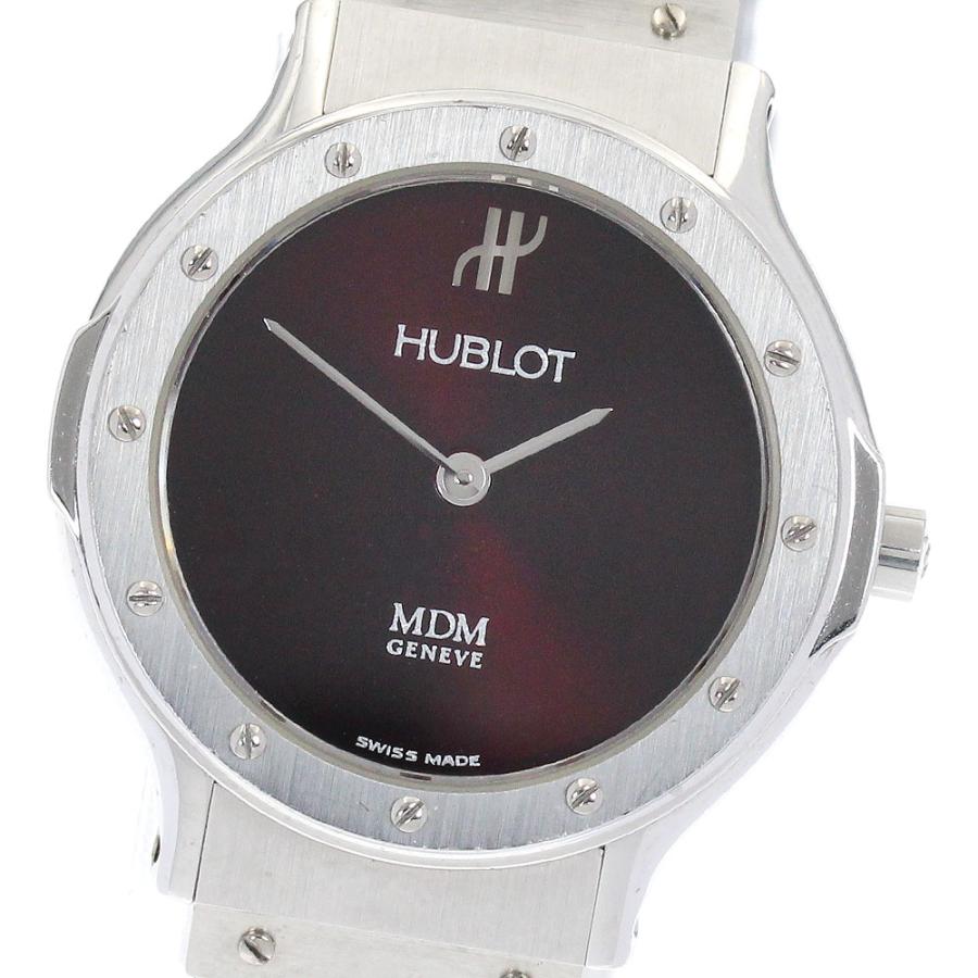 HUBLOT ウブロ 1280.1 MDM クラシック ミニ クォーツ レディース _883630 : CLOSER Yahoo!ショップ - 通販 - Yahoo!ショッピング