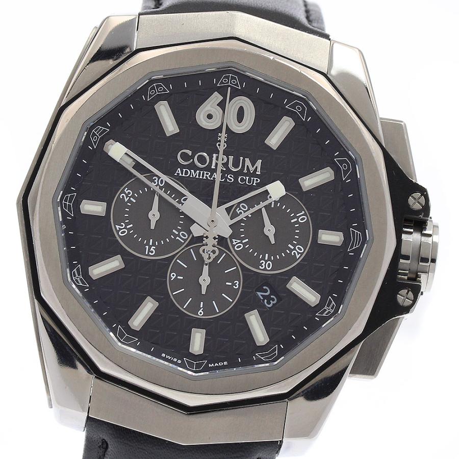 CORUM ベルト訳あり コルム 01.0116 アドミラルズカップ AC-ONE クロノグラフ 自動巻き メンズ _883786 : CLOSER Yahoo!ショップ - 通販 ...