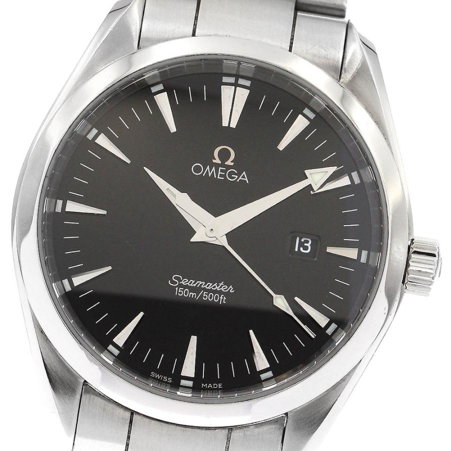 OMEGA オメガ 2517.50 シーマスター アクアテラ デイト クォーツ メンズ _884043 : CLOSER Yahoo!ショップ - 通販 - Yahoo!ショッピング