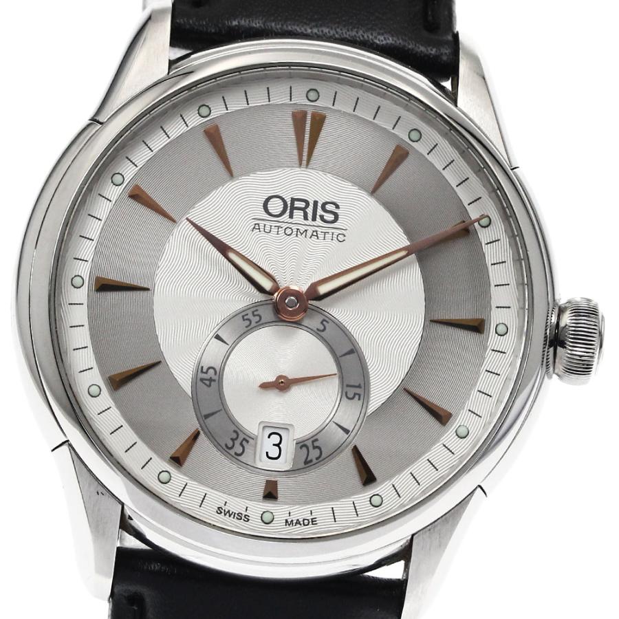 ORIS オリス 7582 アートリエ デイト スモールセコンド 自動巻き メンズ _884439 : CLOSER Yahoo!ショップ - 通販 - Yahoo!ショッピング