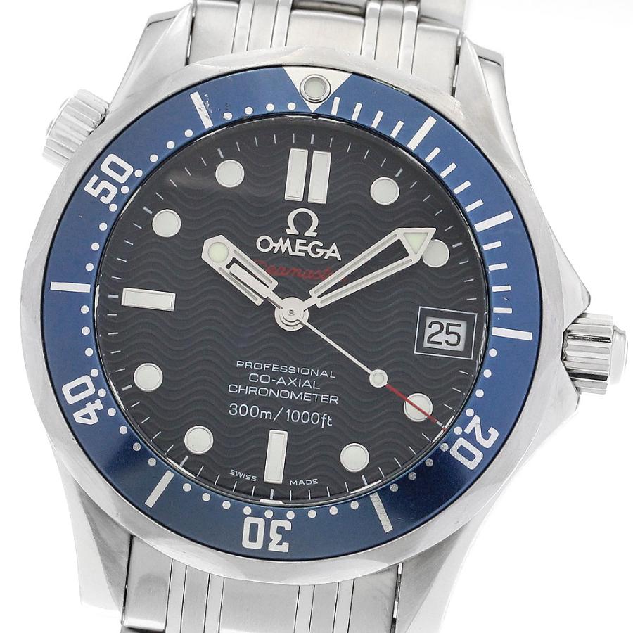 OMEGA オメガ 2222.80 シーマスター ダイバー 300M デイト コーアクシャル 自動巻き ボーイズ _884514 : CLOSER Yahoo!ショップ - 通販 ...