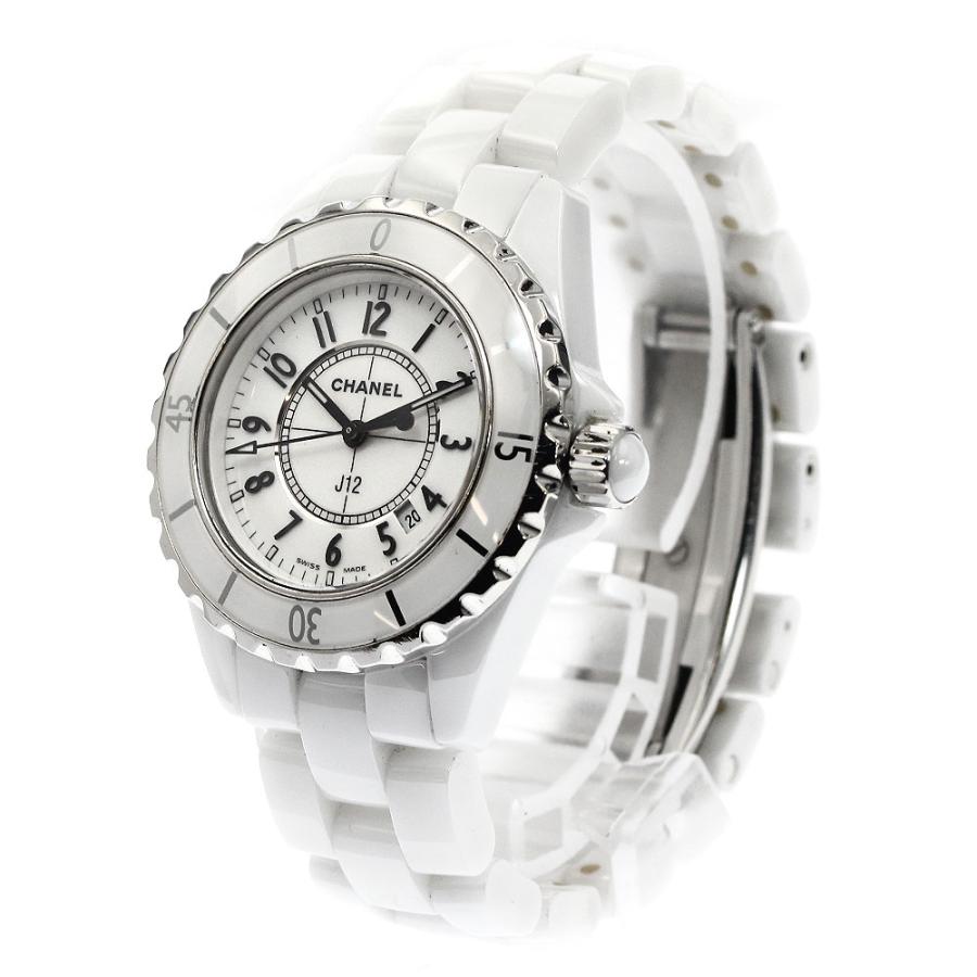 CHANEL（シャネル） CHANEL H0968 J12 33mm 白セラミック クォーツ レディース _884697 : CLOSER ...