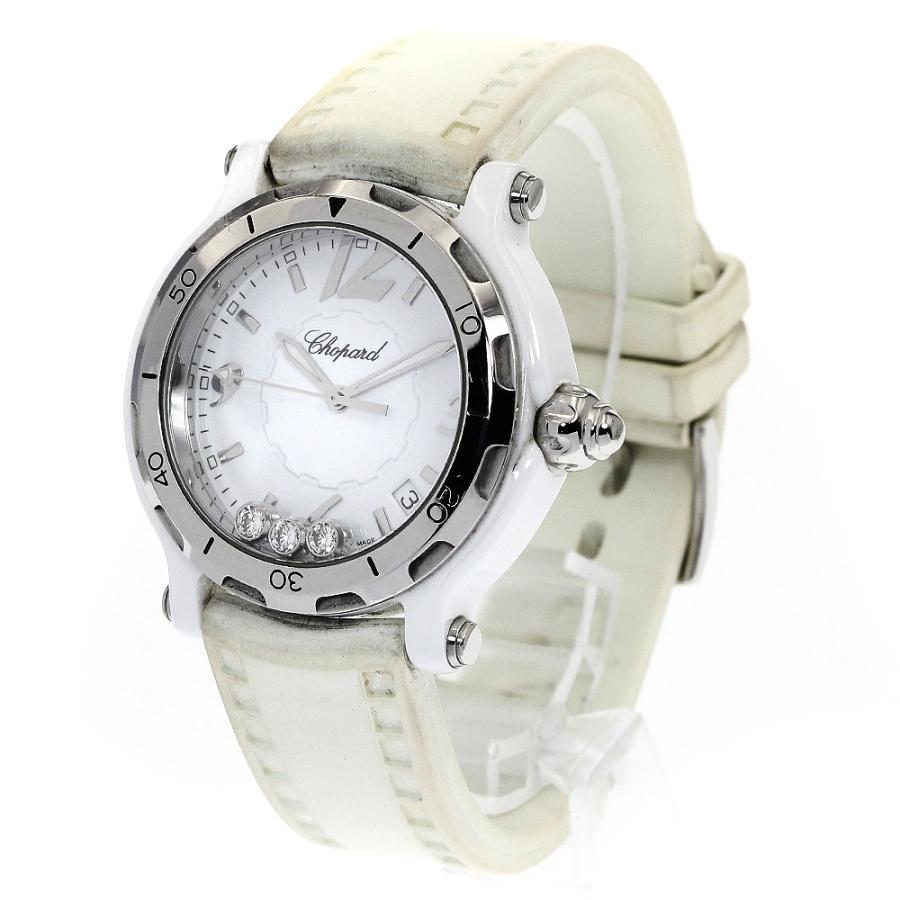 Chopard（ショパール） Chopard 28/8507 ハッピースポーツ ハッピーセラミック 3Pダイヤ クォーツ メンズ 箱付き_885131 : CLOSER Yahoo!ショップ ...