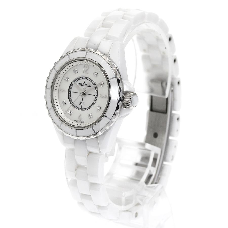 CHANEL シャネル H2570 J12 ホワイトセラミック 8Pダイヤ クォーツ レディース 良品 _885204 : CLOSER Yahoo!ショップ - 通販 - Yahoo!ショッピング