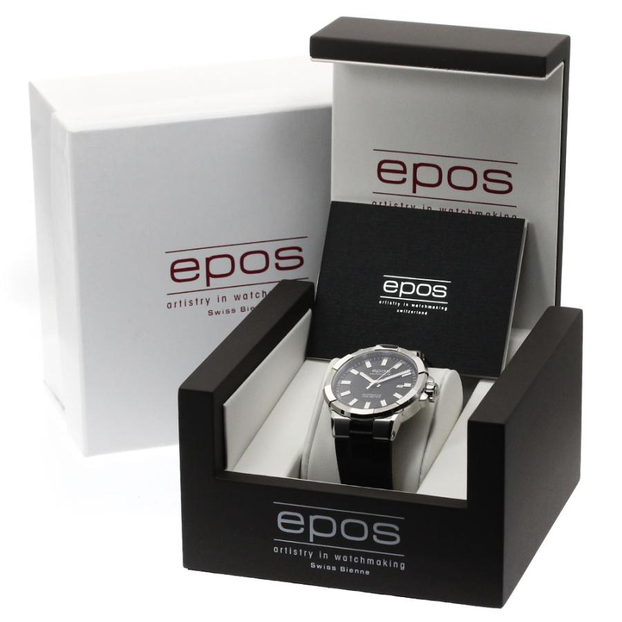 エポス EPOS 3443BK スポーティブ デイト 自動巻き メンズ 未使用品 箱・保証書付き_885519 : CLOSER Yahoo!ショップ - 通販 - Yahoo!ショッピング