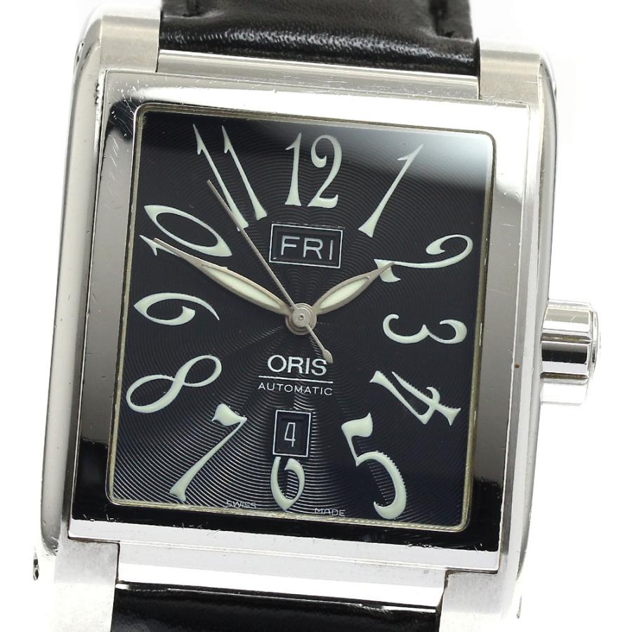 ORIS オリス 7538 マイルス レクタンギュラー デイデイト 自動巻き メンズ _886146 : CLOSER Yahoo!ショップ - 通販 - Yahoo!ショッピング