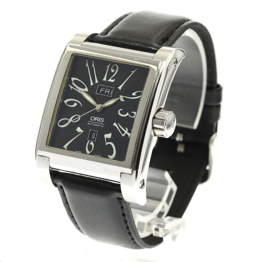 ORIS オリス 7538 マイルス レクタンギュラー デイデイト 自動巻き メンズ _886146 : CLOSER Yahoo!ショップ - 通販 - Yahoo!ショッピング