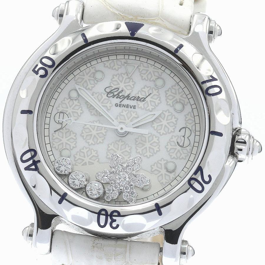 Chopard ショパール 27/8949 ハッピースポーツ スノーフレークダイヤ デイト クォーツ レディース 良品 _886858 : CLOSER Yahoo!ショップ - 通販 ...
