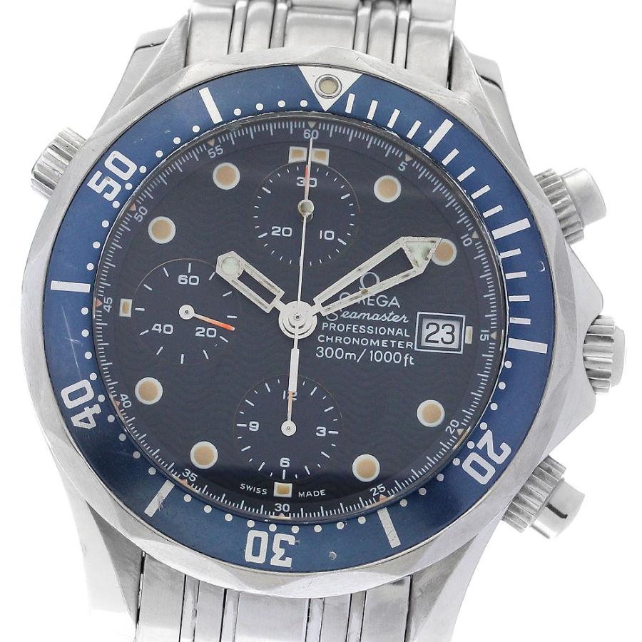 OMEGA オメガ 2599.80 シーマスター300 デイト クロノグラフ 自動巻き メンズ _886886 : CLOSER Yahoo!ショップ - 通販 - Yahoo!ショッピング