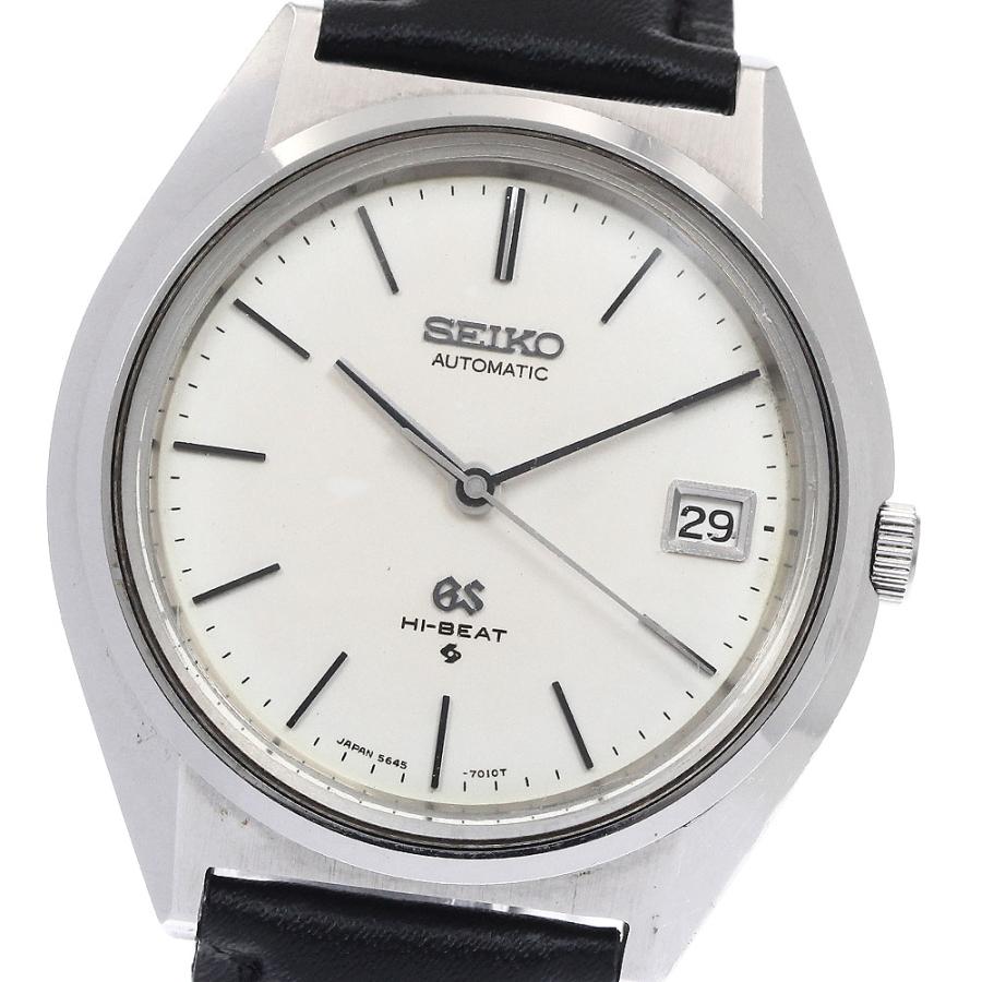 SEIKO セイコー 5645-7010 グランドセイコー ハイビート デイト Cal.5654A 自動巻き メンズ _887089 : CLOSER Yahoo!ショップ - 通販 ...