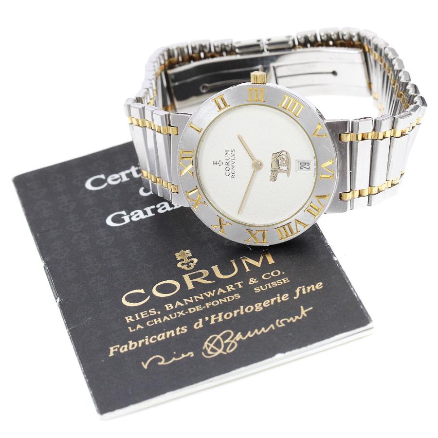 CORUM コルム 43.903.21V48 ロムルス デイト クォーツ メンズ 保証書付き_888933 : CLOSER Yahoo!ショップ - 通販 - Yahoo!ショッピング
