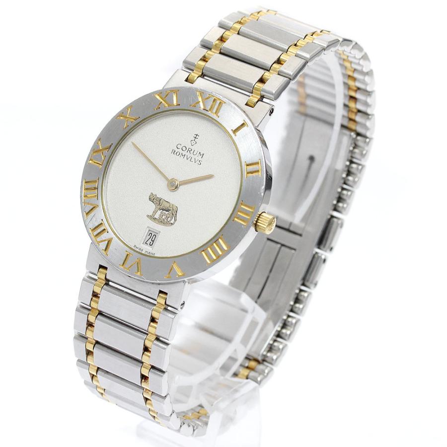 CORUM コルム 43.903.21V48 ロムルス デイト クォーツ メンズ 保証書付き_888933 : CLOSER Yahoo!ショップ - 通販 - Yahoo!ショッピング