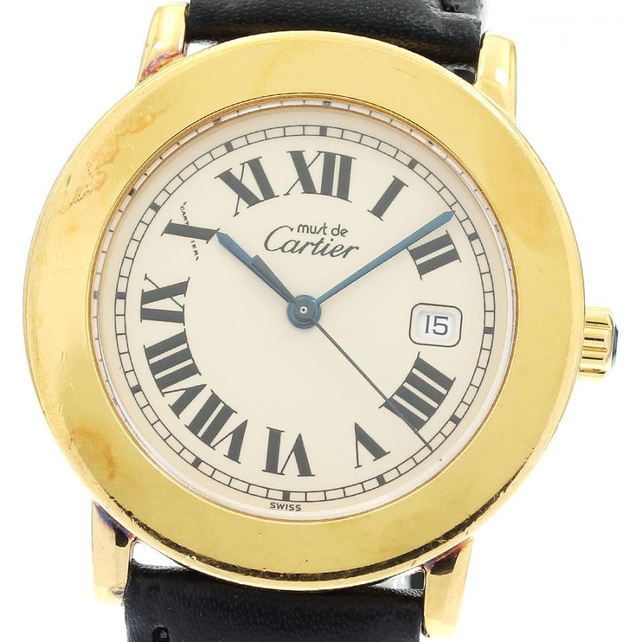 Cartier カルティエ CARTIER W1006822 マストロンド デイト クォーツ ボーイズ _889359 : CLOSER Yahoo!ショップ - 通販 - Yahoo!ショッピング