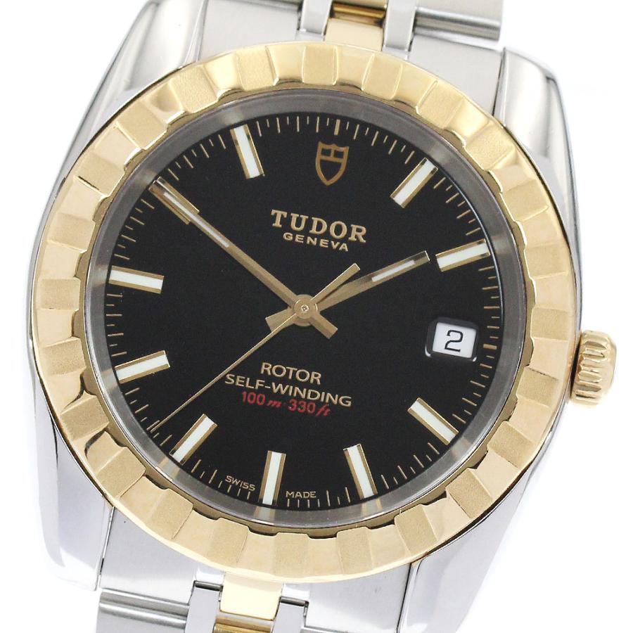 TUDOR チュードル 21013 クラシックデイト YGコンビ 自動巻き メンズ _891465 : CLOSER Yahoo!ショップ ...