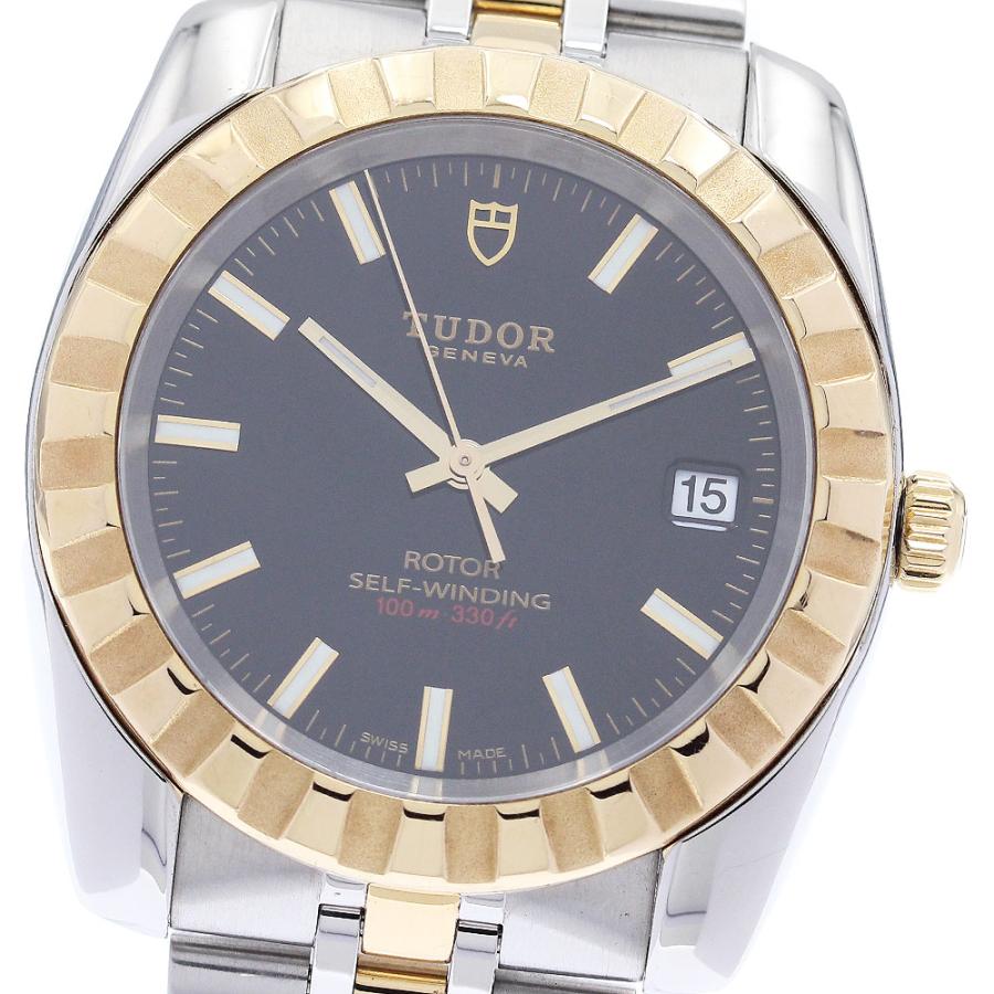 TUDOR チュードル 21013 クラシックデイト YGコンビ 自動巻き メンズ _891467 : CLOSER Yahoo!ショップ ...