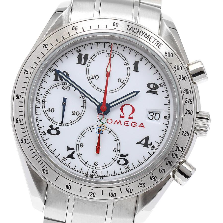 OMEGA オメガ 3513.20 スピードマスター オリンピックコレクション 自動巻き メンズ _891533 : CLOSER Yahoo!ショップ - 通販 - Yahoo!ショッピング