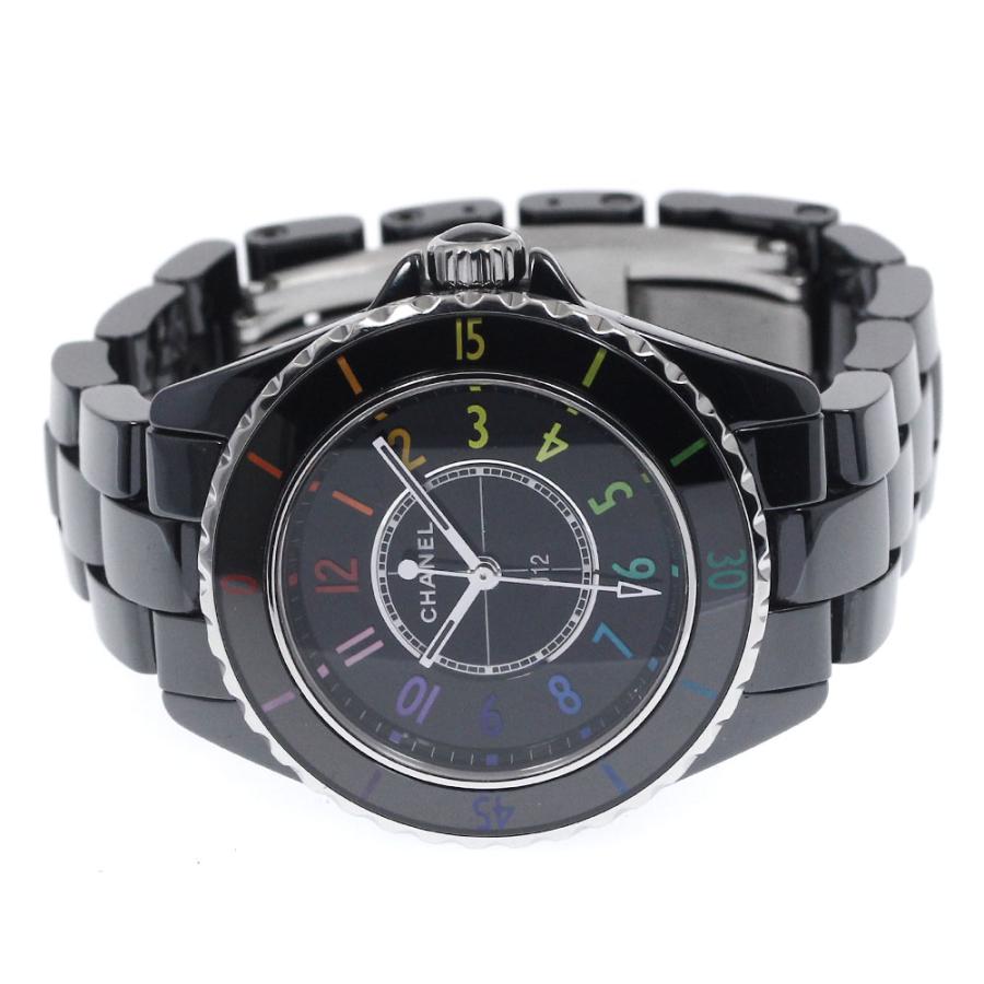 CHANEL（シャネル） CHANEL H7121 J12 エレクトロ ブラックセラミック 限定1255本 クォーツ レディース ...