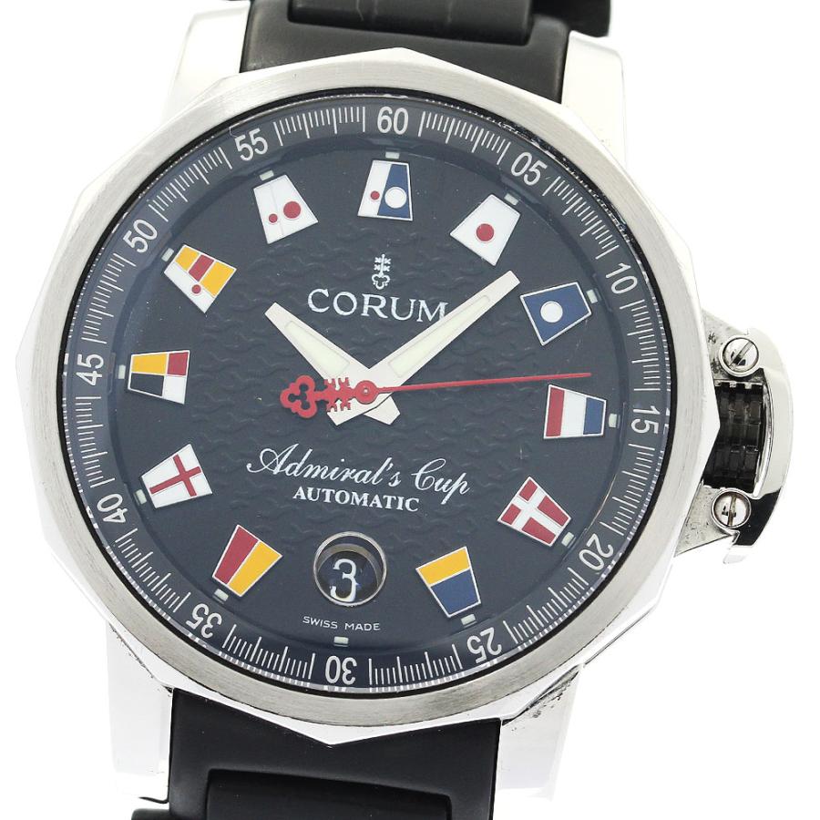 CORUM コルム 01.0003 アドミラルズカップ トロフィー41 デイト 自動巻き メンズ _891594 : CLOSER Yahoo!ショップ - 通販 - Yahoo!ショッピング