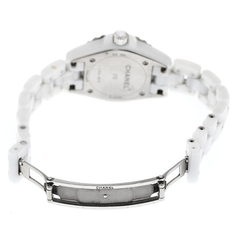 CHANEL シャネル H2572 J12 白セラミック ダイヤベゼル 8Pダイヤ クォーツ レディース _891752 : CLOSER ...
