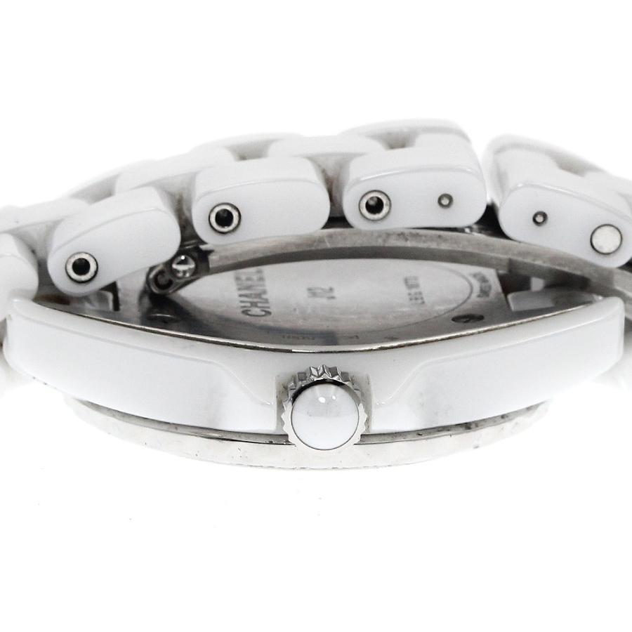 CHANEL シャネル H2572 J12 白セラミック ダイヤベゼル 8Pダイヤ クォーツ レディース _891752 : CLOSER ...