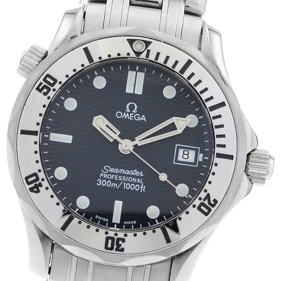 OMEGA オメガ 2562.80 シーマスター300 デイト クォーツ ボーイズ _891859 : CLOSER Yahoo!ショップ - 通販 - Yahoo!ショッピング