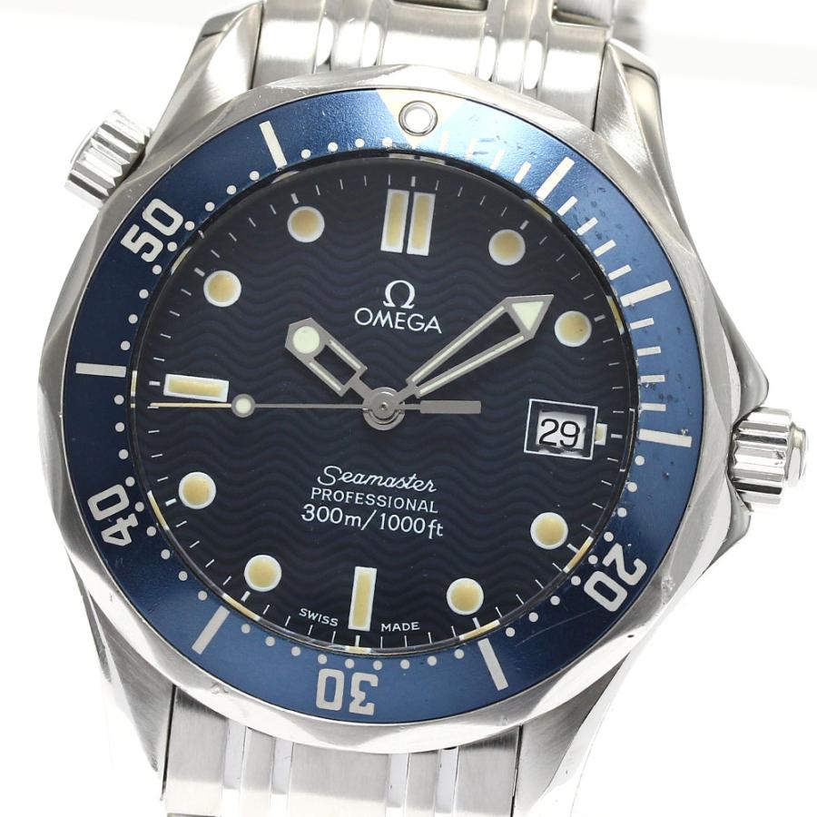 OMEGA オメガ 2561.80 シーマスター300 デイト クォーツ ボーイズ _891959 : CLOSER Yahoo!ショップ - 通販 - Yahoo!ショッピング