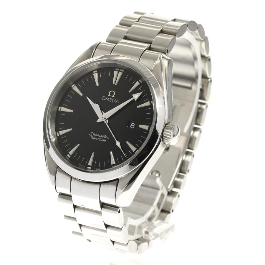OMEGA オメガ 2517.50 シーマスター アクアテラ デイト クォーツ メンズ 保証書付き_892537 : CLOSER Yahoo!ショップ - 通販 - Yahoo!ショッピング