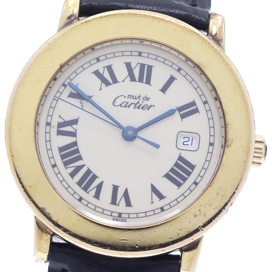 Cartier カルティエ CARTIER W1006822 マストロンド デイト クォーツ ボーイズ _893624 : CLOSER Yahoo!ショップ - 通販 - Yahoo!ショッピング