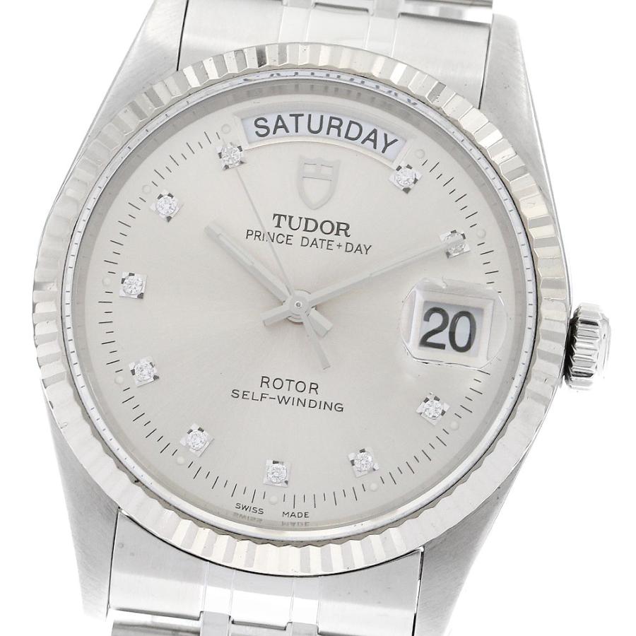 TUDOR チュードル 76214 プリンス デイトデイ 10Pダイヤ 自動巻き メンズ _893692 : CLOSER Yahoo ...