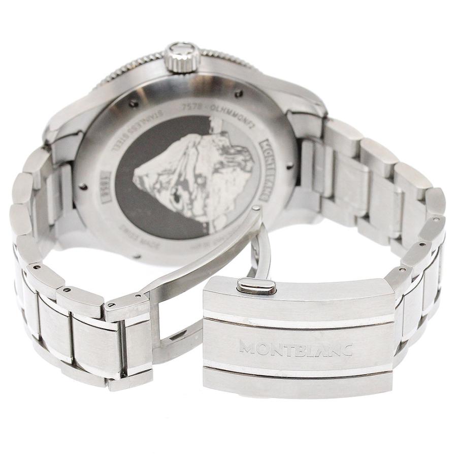 MONTBLANC（筆記具、時計） モンブラン MONTBLANC MB129373/7578 1858 アイスシー デイト 自動巻き メンズ 極美品 箱・保証書付き_893869 ...