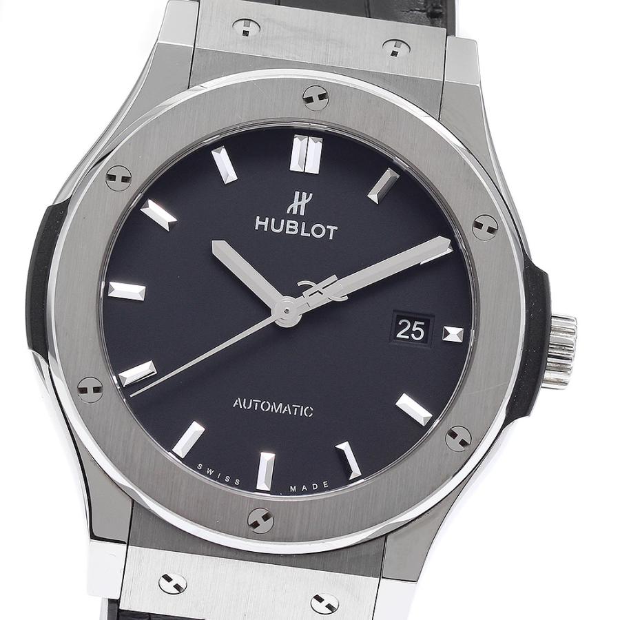 HUBLOT ウブロ 542.NX.1171.LR.1104 クラシック フュージョン チタニウム デイト 自動巻き メンズ 保証書付き_894094 : CLOSER Yahoo!ショップ ...