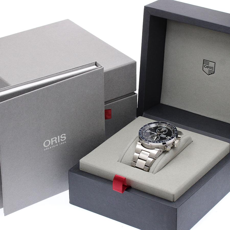 ORIS（オリス） ORIS 01 673 7563 4184 ウィリアムズF-1チーム デイト クロノグラフ 自動巻き メンズ 美品 箱 ...